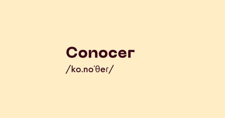 Conocer – Hola Vocab – Spanish Word of the Day