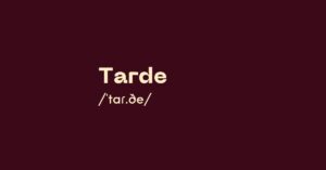 Tarde – Hola Vocab – Spanish Word of the Day