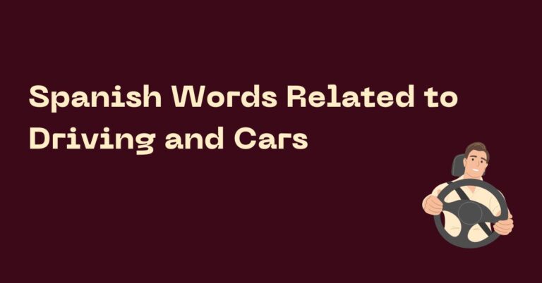 37 Spanish Words Related to Driving and Cars – Hola Vocab – Spanish ...